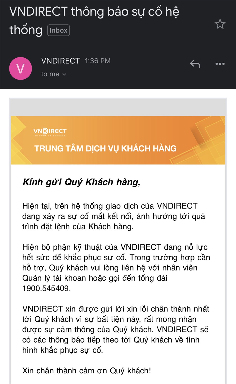 VNDIRECT lỗi giao dịch nhiều lần, từng bị UBCKNN phạt do vi phạm pháp luật