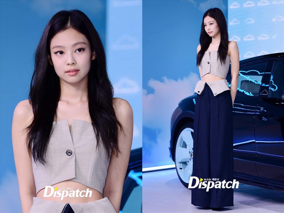 Jennie nhóm Blackpink nổi bật tại sự kiện ra mắt siêu xe mang tên mình