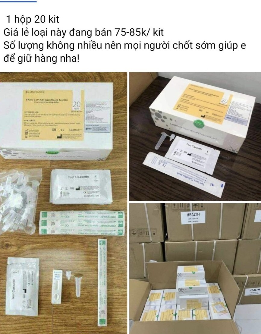 Cà Mau: Thị trường kit test “nhảy múa” sau quy định dân tự test 2 lần/tuần
