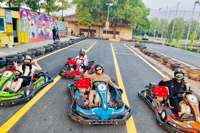 Go Kart - môn thể thao mới thu hút khách du lịch ở Đại Nam