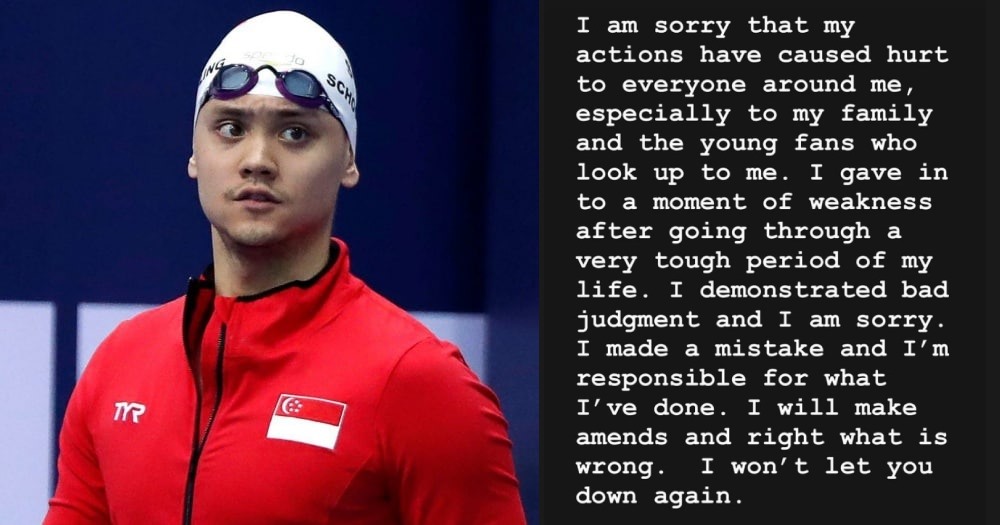 Kình ngư Joseph Schooling thú nhận sử dụng ma túy trước SEA Games 31