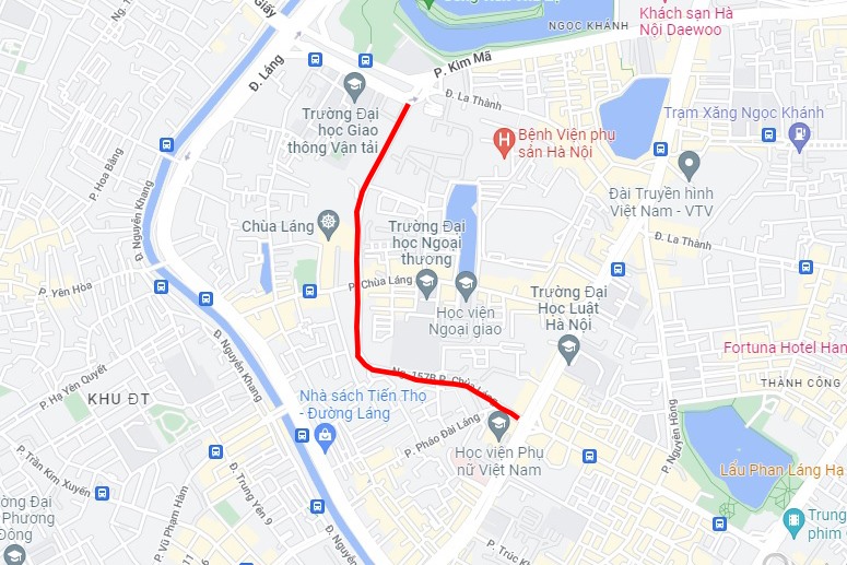 Hà Nội: Đường Huỳnh Thúc Kháng kéo dài trước ngày thông xe