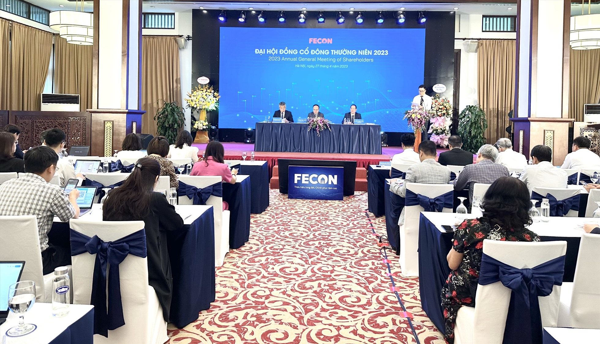 ĐHĐCĐ FECON năm 2023: Giữ mục tiêu thành tập đoàn xây dựng và phát ...