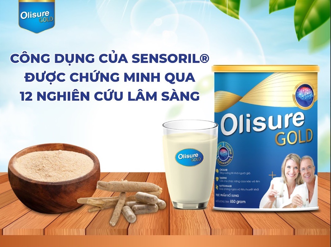 Olisure Gold - Giải pháp chăm sóc não bộ toàn diện chuyên gia khuyên dùng