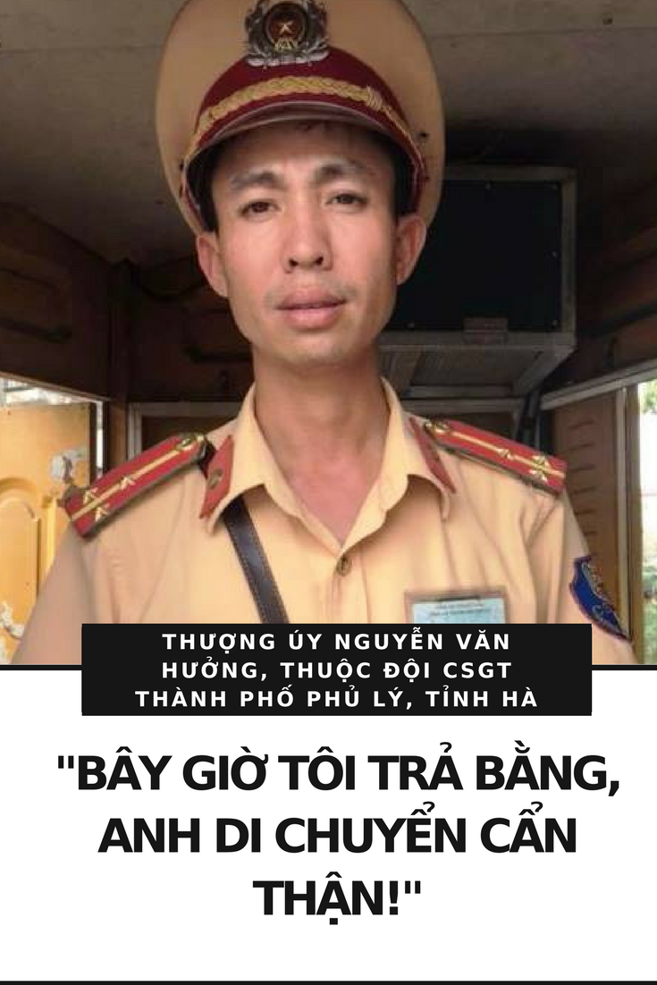 CSGT Hà Nam "gây sốt" mạng xã hội với cách xử lý lỗi không gương chiếu hậu