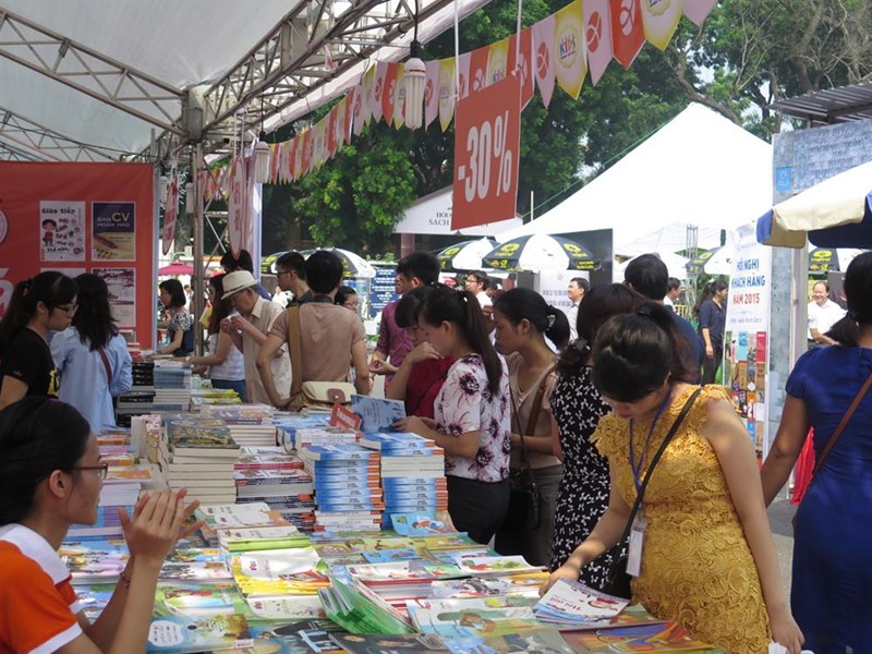 Hội chợ sách Quốc tế - Việt Nam 2017 giới thiệu 40.000 tên sách