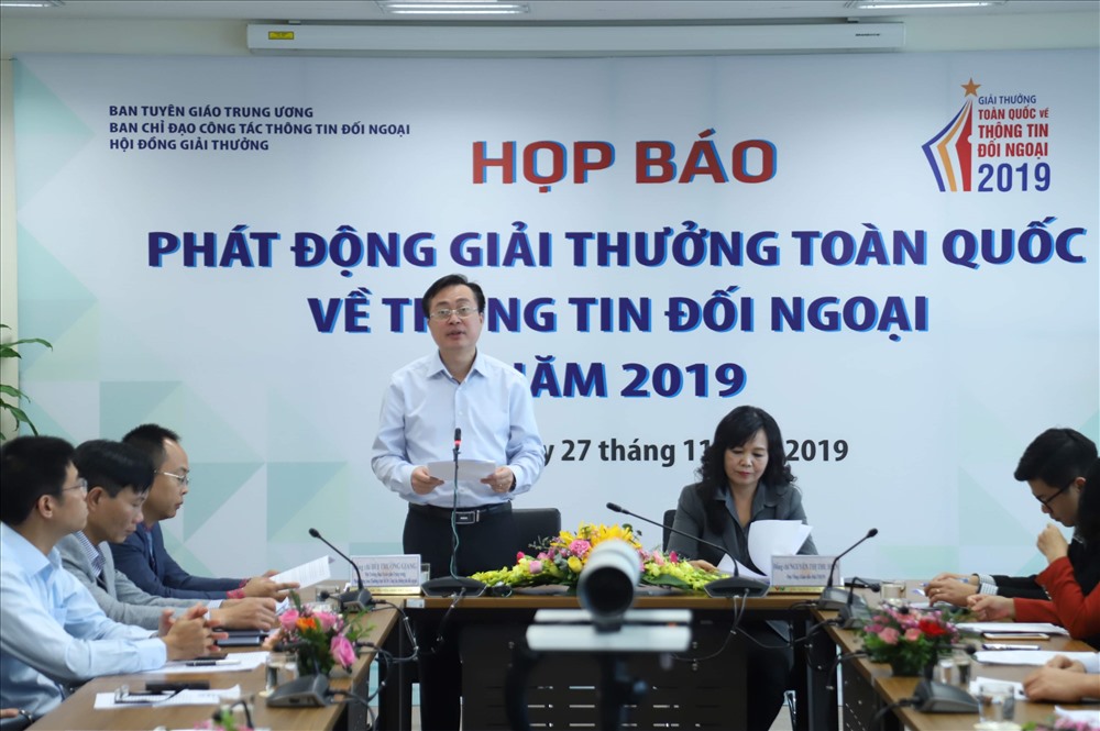 Phát động Giải thưởng toàn quốc về thông tin đối ngoại năm 2019
