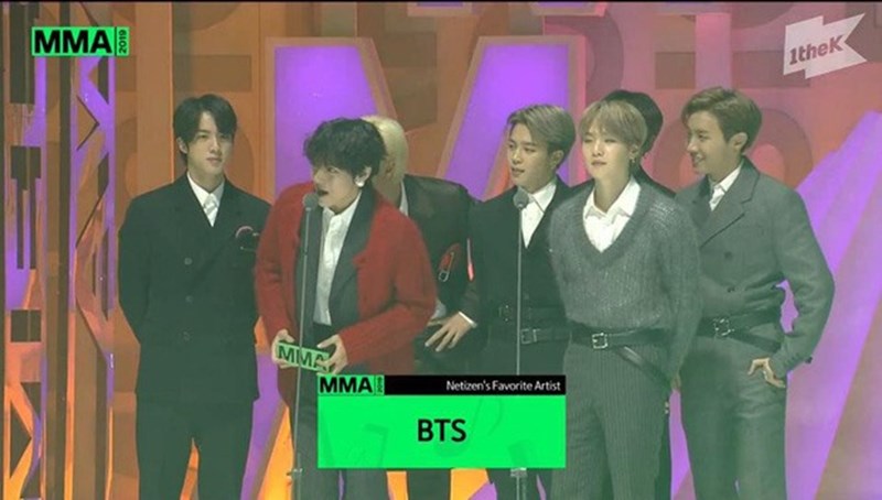 BTS thắng lớn tại MMA 2019