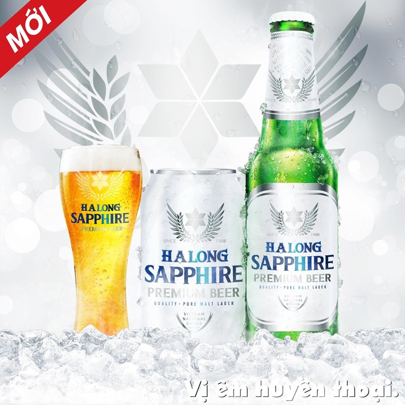 Ra mắt bia Hạ Long Sapphire