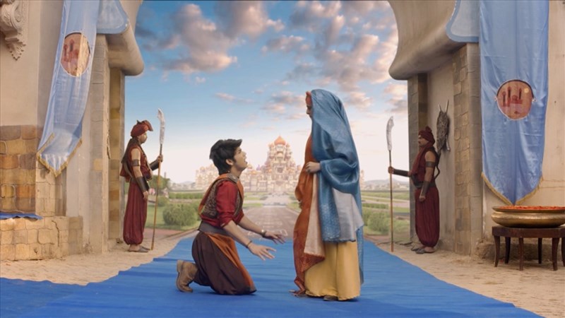 Aladdin và cây đèn thần: Aladdin dùng phép của thần đèn cứu Baghdad