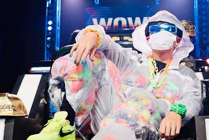 Phong cách thời trang độc dị của rapper Wowy