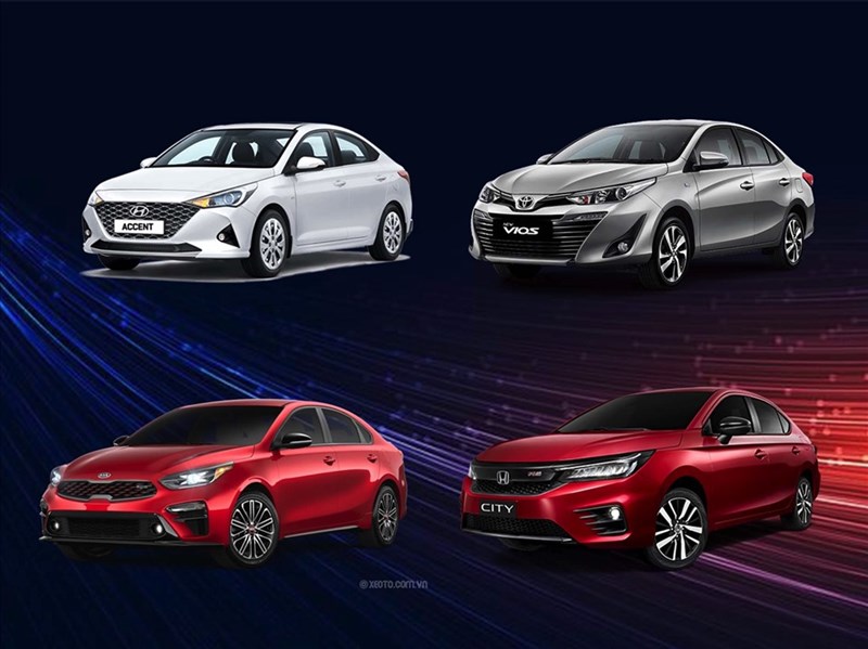 Những mẫu sedan giá rẻ đang được dân tình "chuộng" nhất trong năm 2021