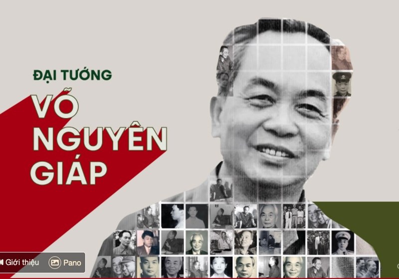 Giới thiệu trực tuyến 200 hình ảnh, tài liệu về Đại tướng Võ Nguyên Giáp