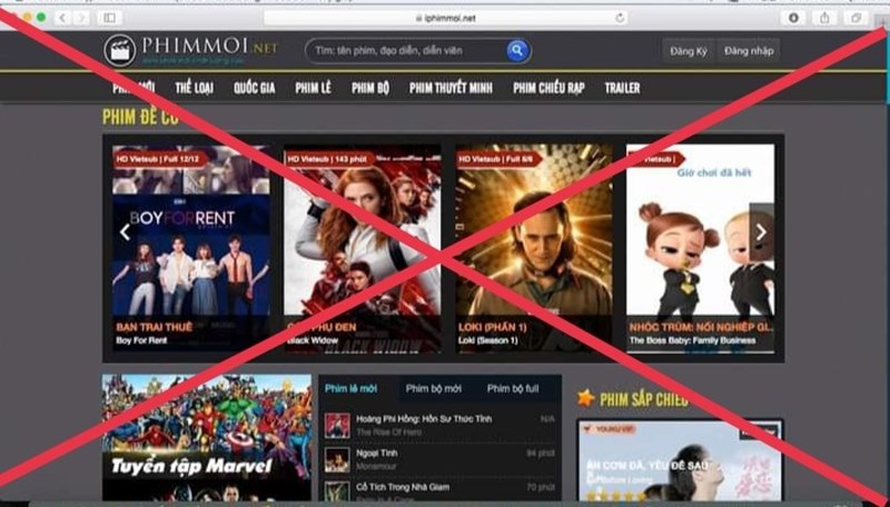 Xuất hiện "bản sao" của web phim lậu phimmoi.net