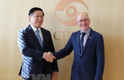 Trưởng Ban Tuyên giáo Trung ương dự Ngày hội Toàn dân bảo vệ An ninh tổ ...