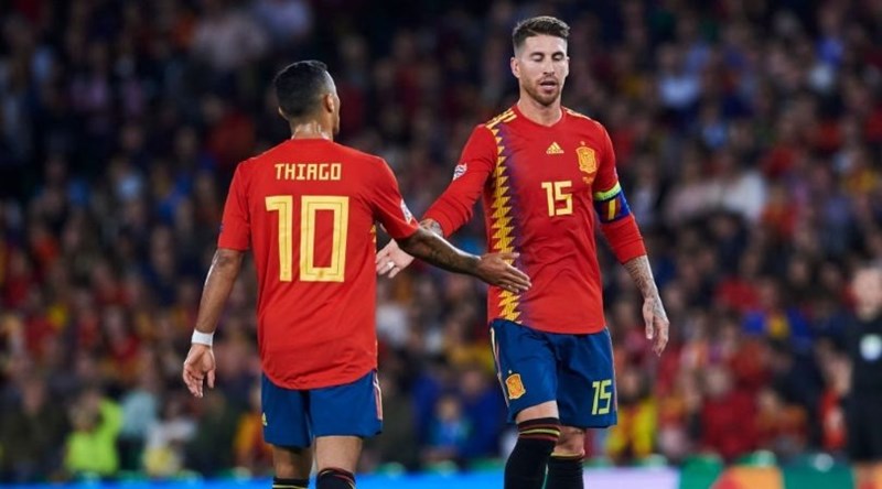 Tây Ban Nha loại Ramos, Thiago khỏi đội hình dự World Cup 2022