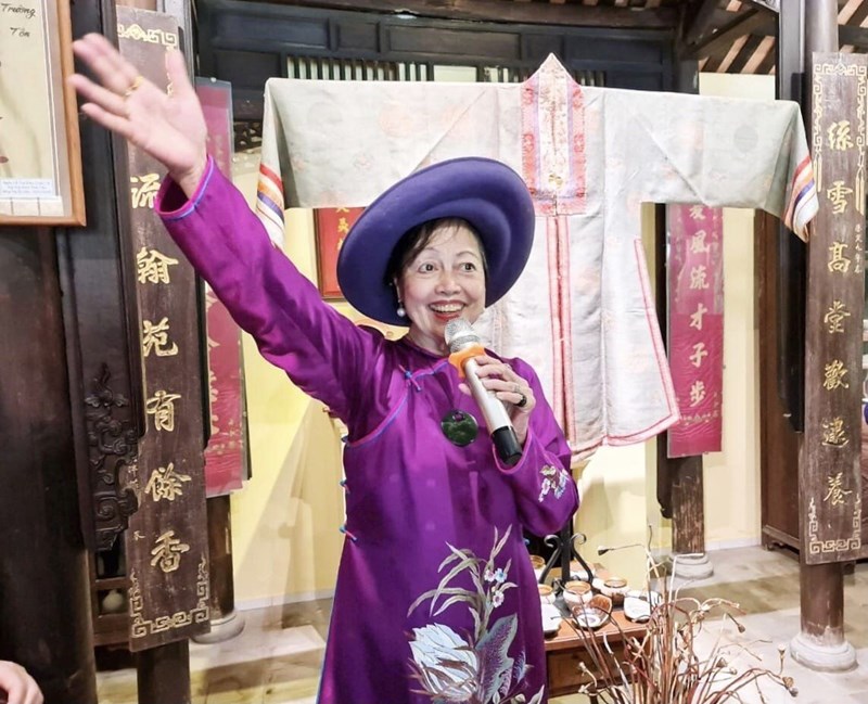 Huế: Triển lãm Áo dài xưa triều Nguyễn của Thái Kim Lan