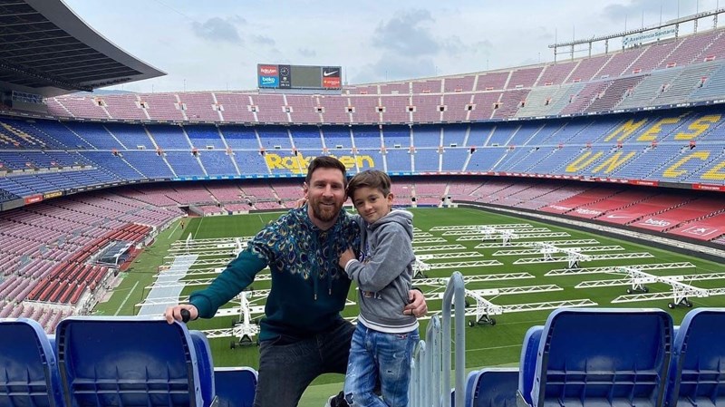 Con trai Messi viết tâm thư khích lệ tinh thần bố trước trận chung kết