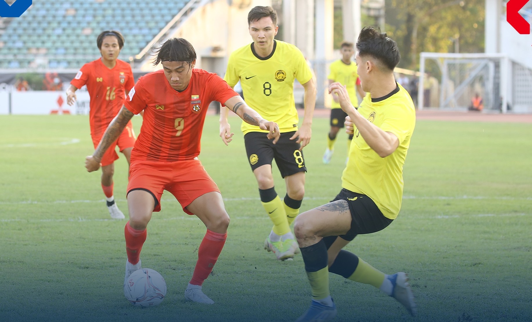 Win Naing Tun đá hỏng 11m khiến Myanmar thất bại trước Malaysia trên ...