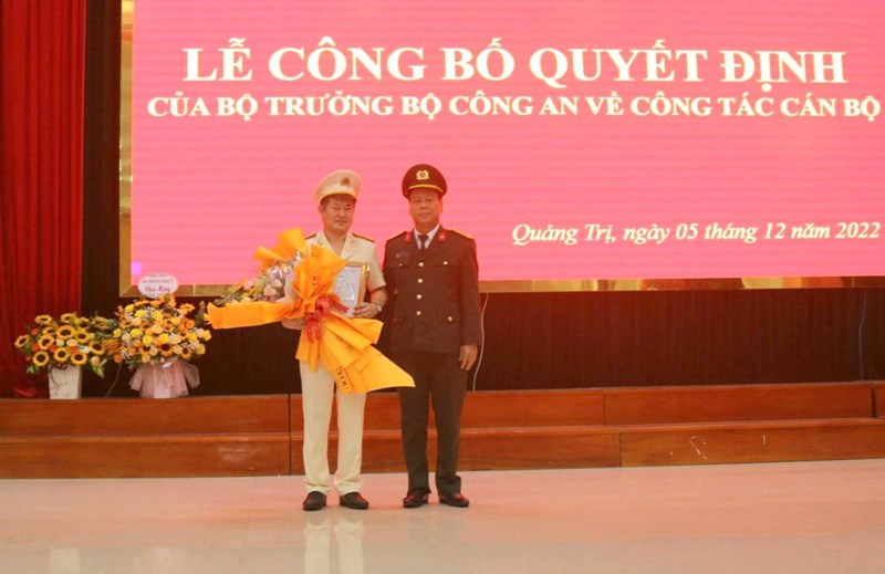 Ông Lê Phi Hùng được bổ nhiệm làm Phó Giám đốc Công an tỉnh Quảng Trị