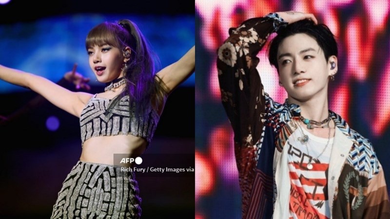 "So kè" thành tích mới của Lisa - BlackPink và Jungkook - BTS