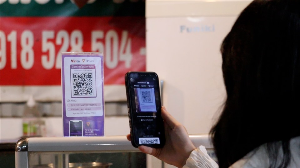 Thanh toán qua mã QR code tăng đột biến