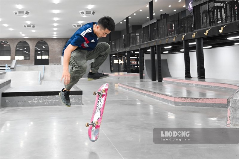 Hanoi Skatepark, sân trượt ván đạt chuẩn Olympic đầu tiên tại Việt Nam