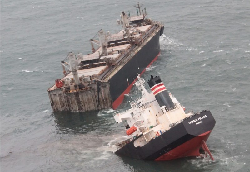 Chìm tàu hàng nặng hơn 6.500 tấn trong tuần giá lạnh bất thường ở Nhật Bản