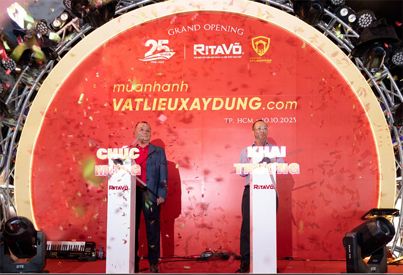 Khai trương showroom Rita Võ Homepro Quận 8 và ra mắt thương hiệu Lux Hovo