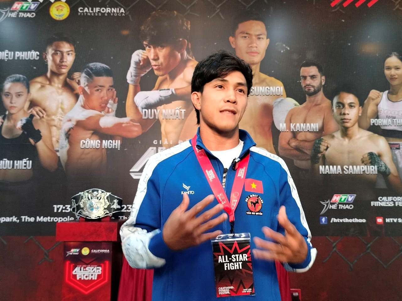 Nguyễn Trần Duy Nhất thắng cao thủ Thái Lan, đoạt đai Muay quốc tế