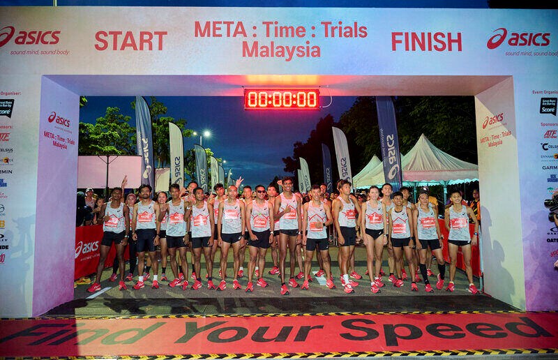 3.000 người ăn mừng chiến thắng tại giải ASICS META: Time: Trials, Malaysia