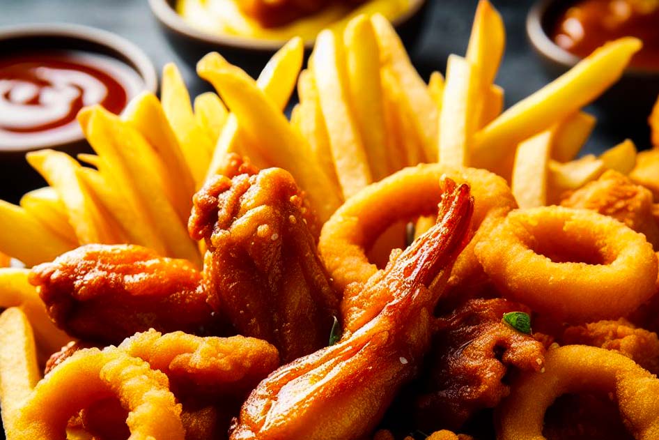 Cách giữ độ giòn với đồ ăn chiên nhanh ỉu