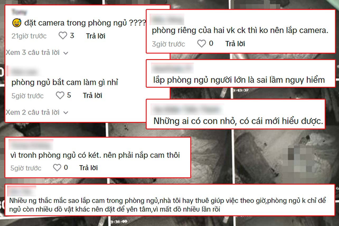Camera có thực sự cần thiết phải lắp trong phòng ngủ?