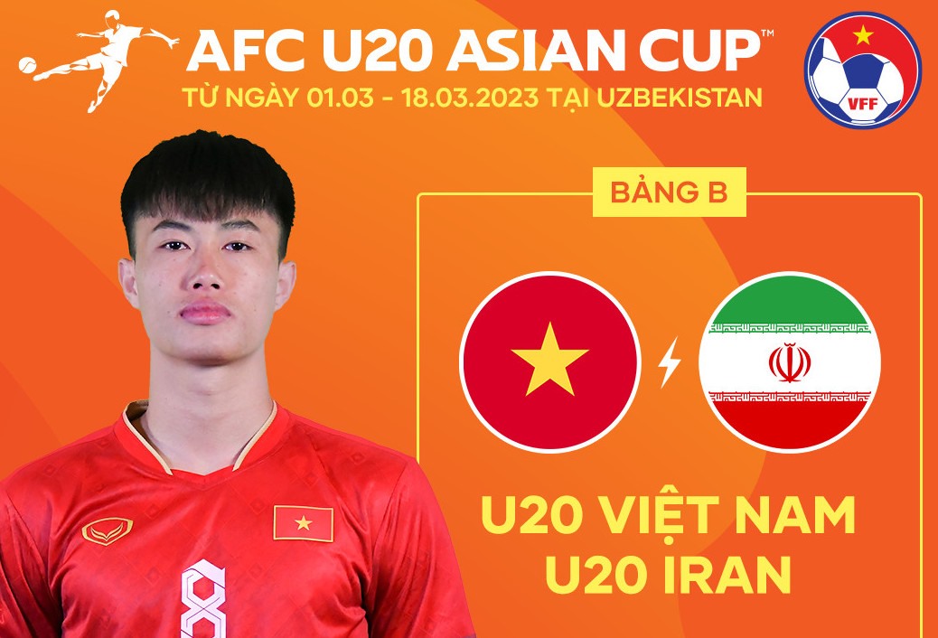 Link xem trực tiếp U20 Việt Nam vs U20 Iran tại giải U20 Châu Á 2023