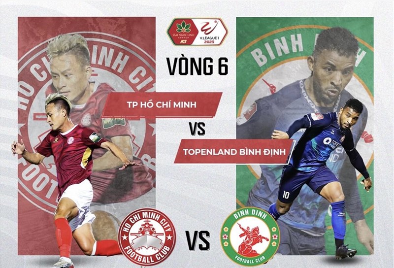 Link xem trực tiếp TPHCM vs Bình Định tại vòng 6 V.League 2023