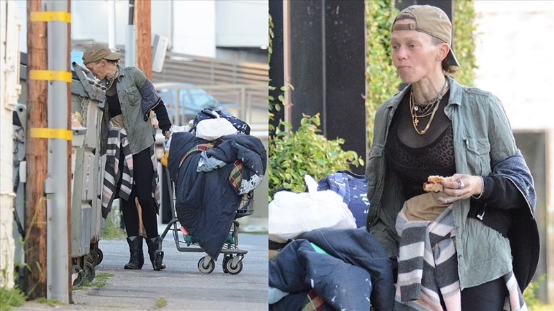 Cựu người mẫu Mỹ phải lục thùng rác để tìm thức ăn