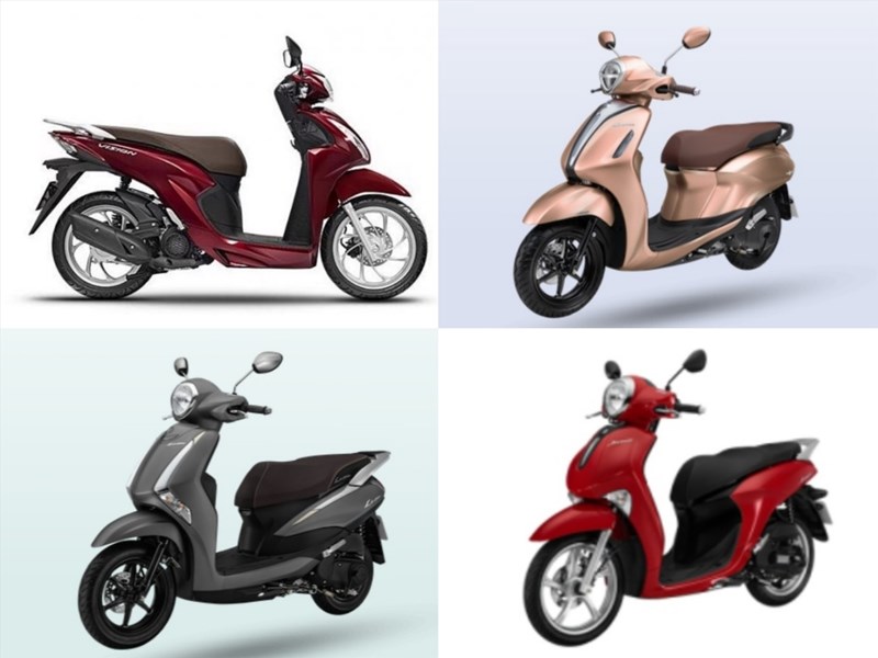 4 dòng xe máy tay ga thông dụng tốn ít xăng hiện nay