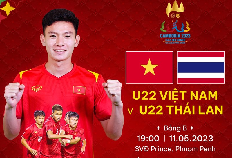 Xem trực tiếp U22 Việt Nam vs U22 Thái Lan trên kênh nào