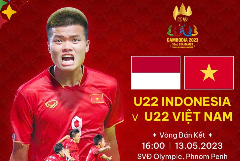 Link xem trực tiếp U22 Việt Nam vs U22 Indonesia tại SEA Games 32
