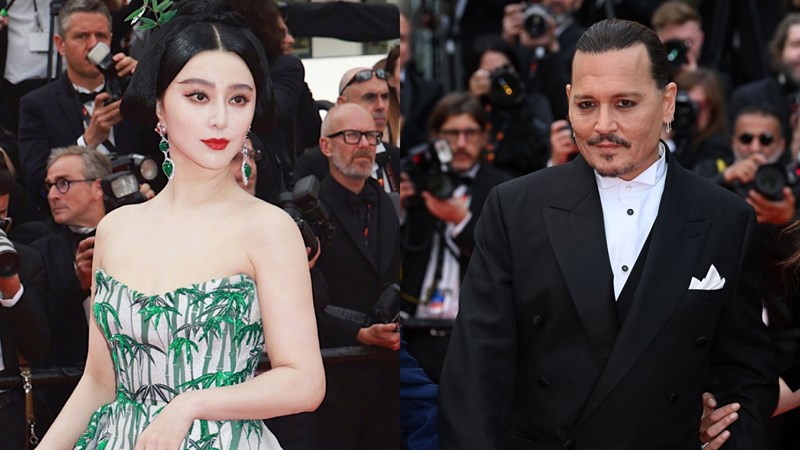 Ồn ào đời tư khiến Phạm Băng Băng và Johnny Depp gây chú ý ở LHP Cannes
