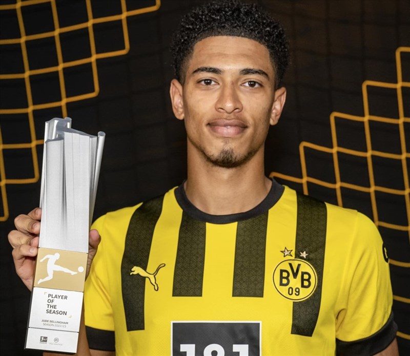 Jude Bellingham giành giải Cầu thủ xuất sắc nhất Bundesliga