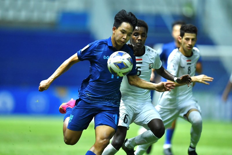 Tứ kết giải U17 châu Á 2023: U17 Thái Lan gặp khó trước U17 Hàn Quốc