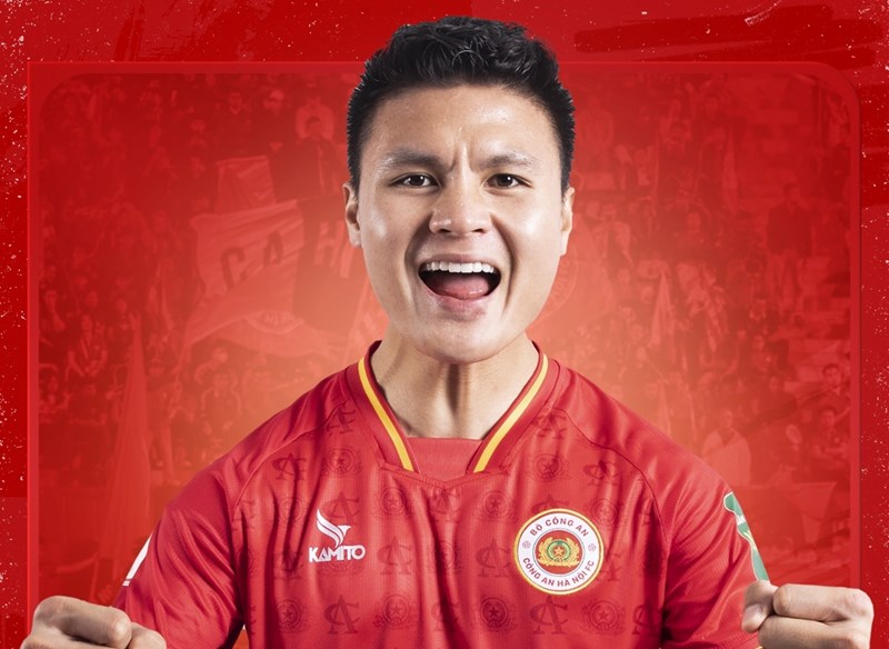 Tiền vệ Quang Hải đăng kí 2 số áo tại câu lạc bộ Công an Hà Nội