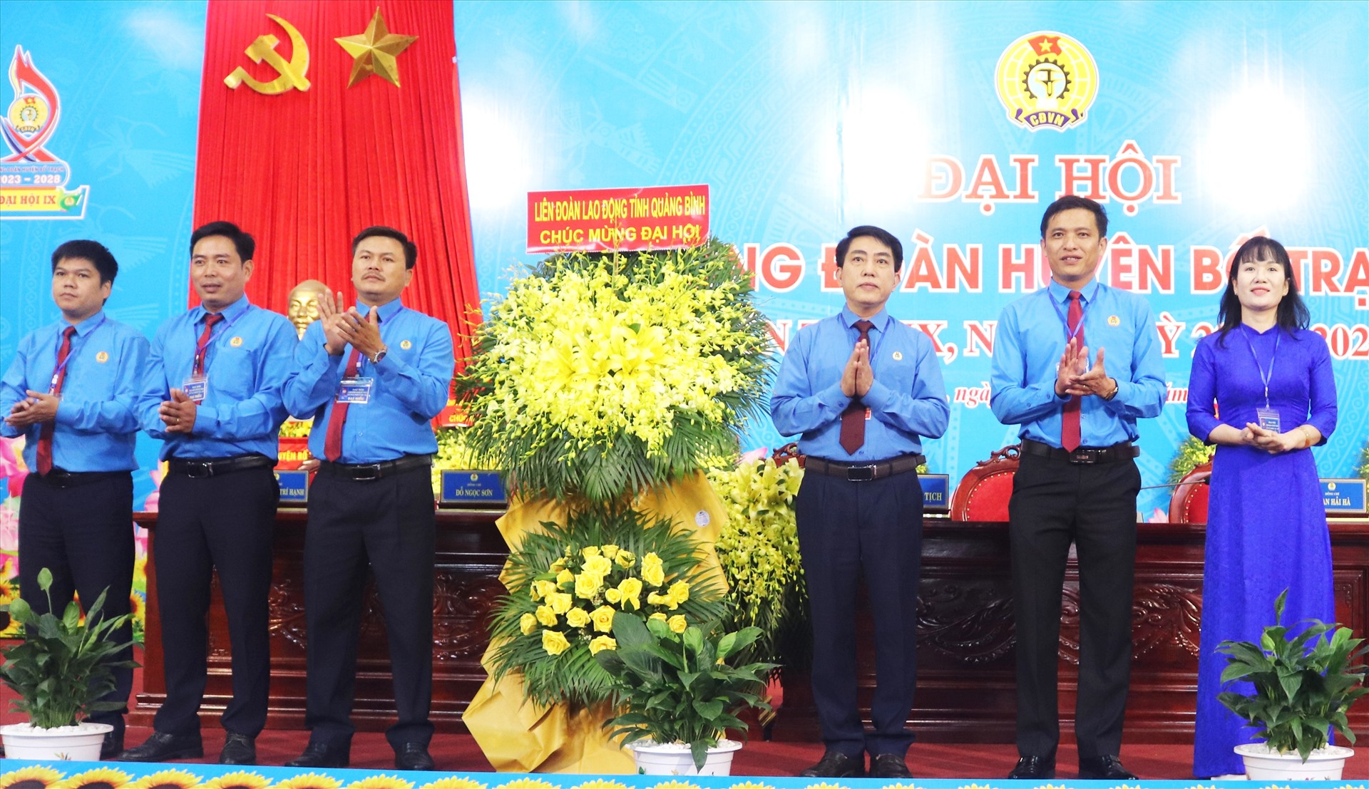 Ông Nguyễn Đức Ninh tái đắc cử Chủ tịch Liên đoàn Lao động huyện Bố Trạch