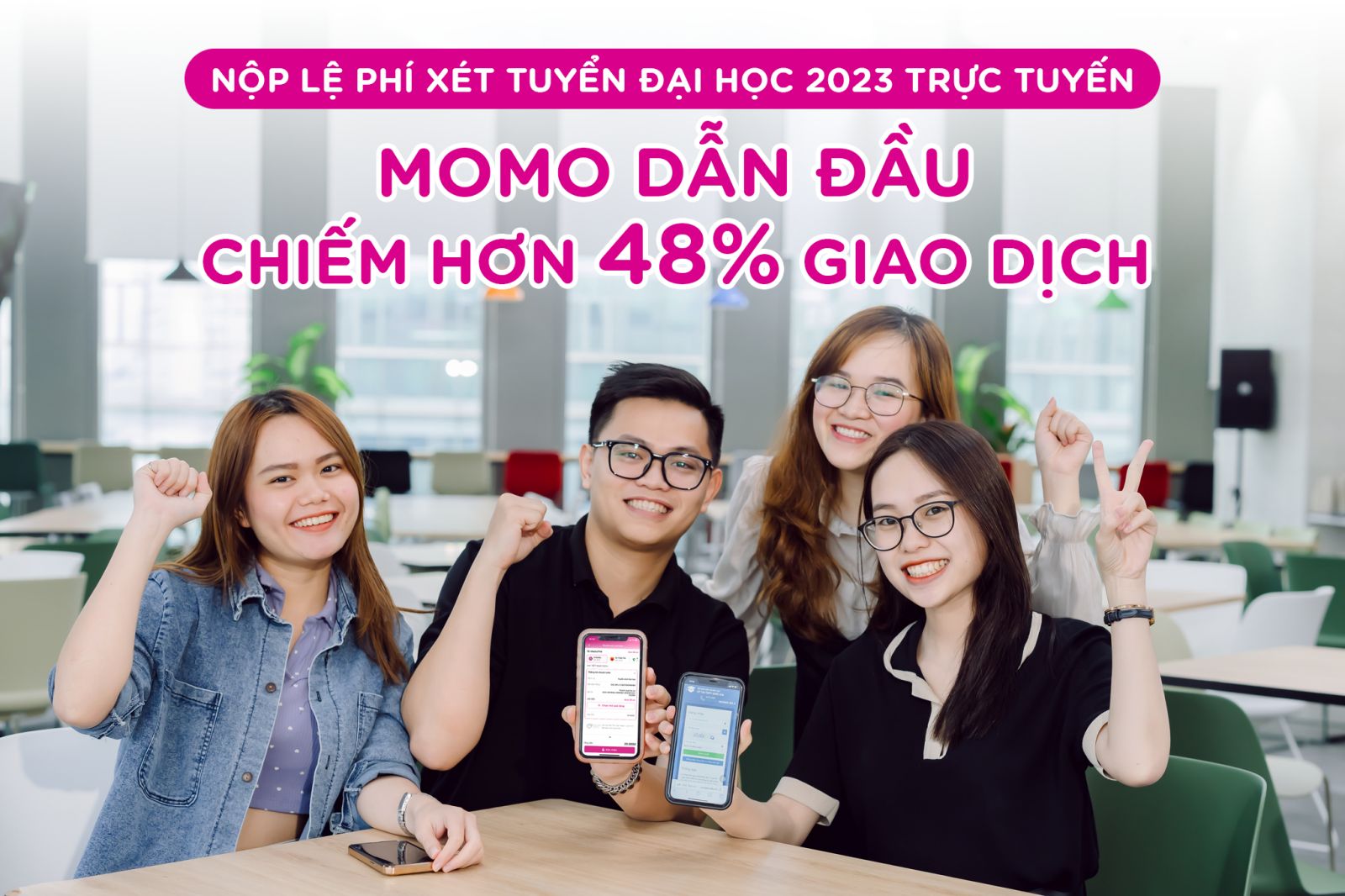 Miễn phí giao dịch và hoàn tiền đến 10% khi sử dụng MoMo quét mã VietQR