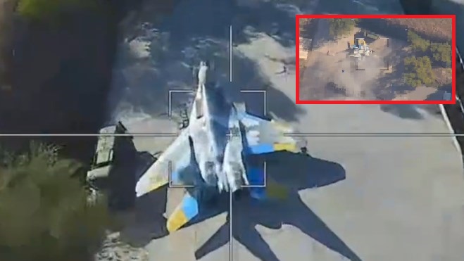 Xuất hiện đoạn video máy bay Ukraina bị UAV Nga tấn công