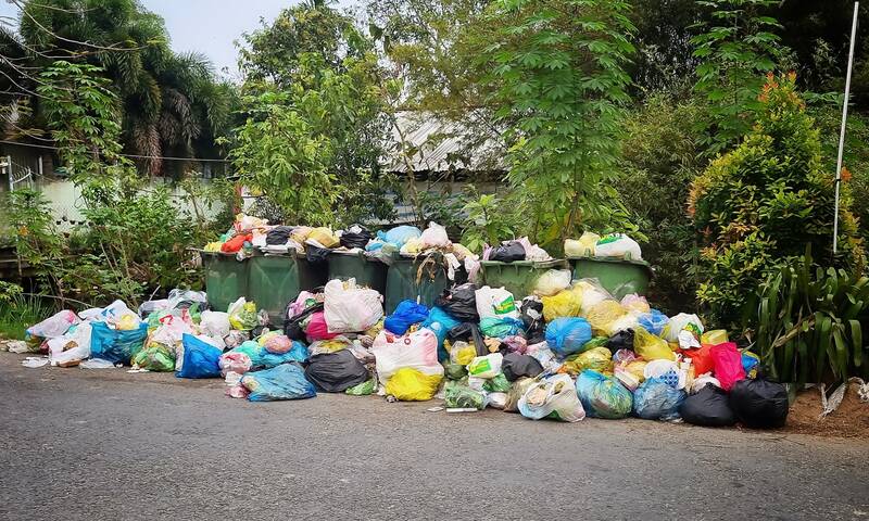 Rác thải ùn ứ nhiều ngày, bốc mùi hôi thối trong nội ô Vĩnh Long