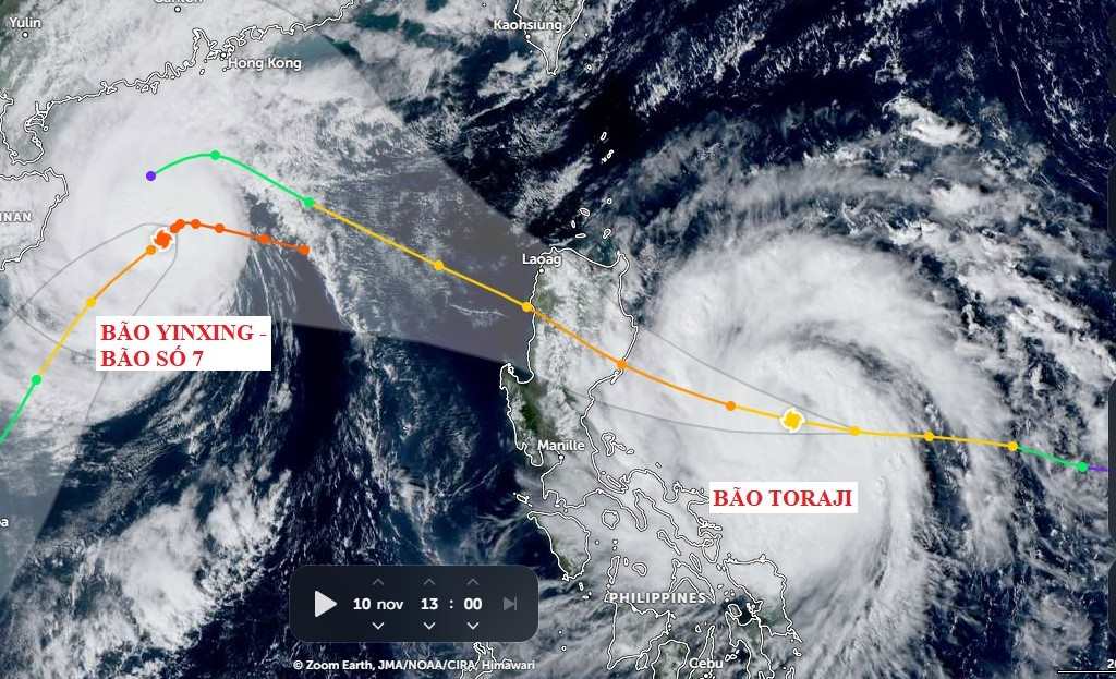 Dự báo bão lớn, bão bé dồn dập vào Biển Đông tuần này