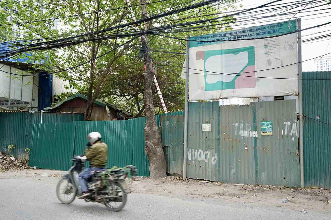 Reclaiming more than 3,200m2 of land for a project in Thanh Xuan, Hanoi