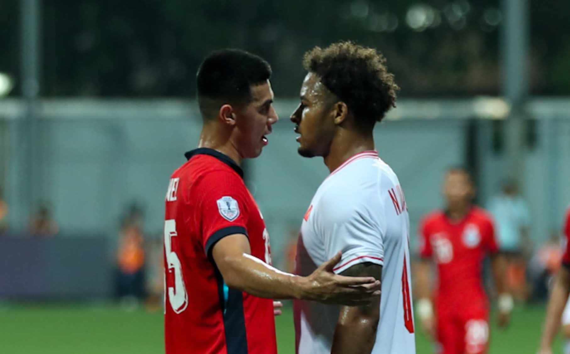 Striker Xuan Son says referee's decision was wrong